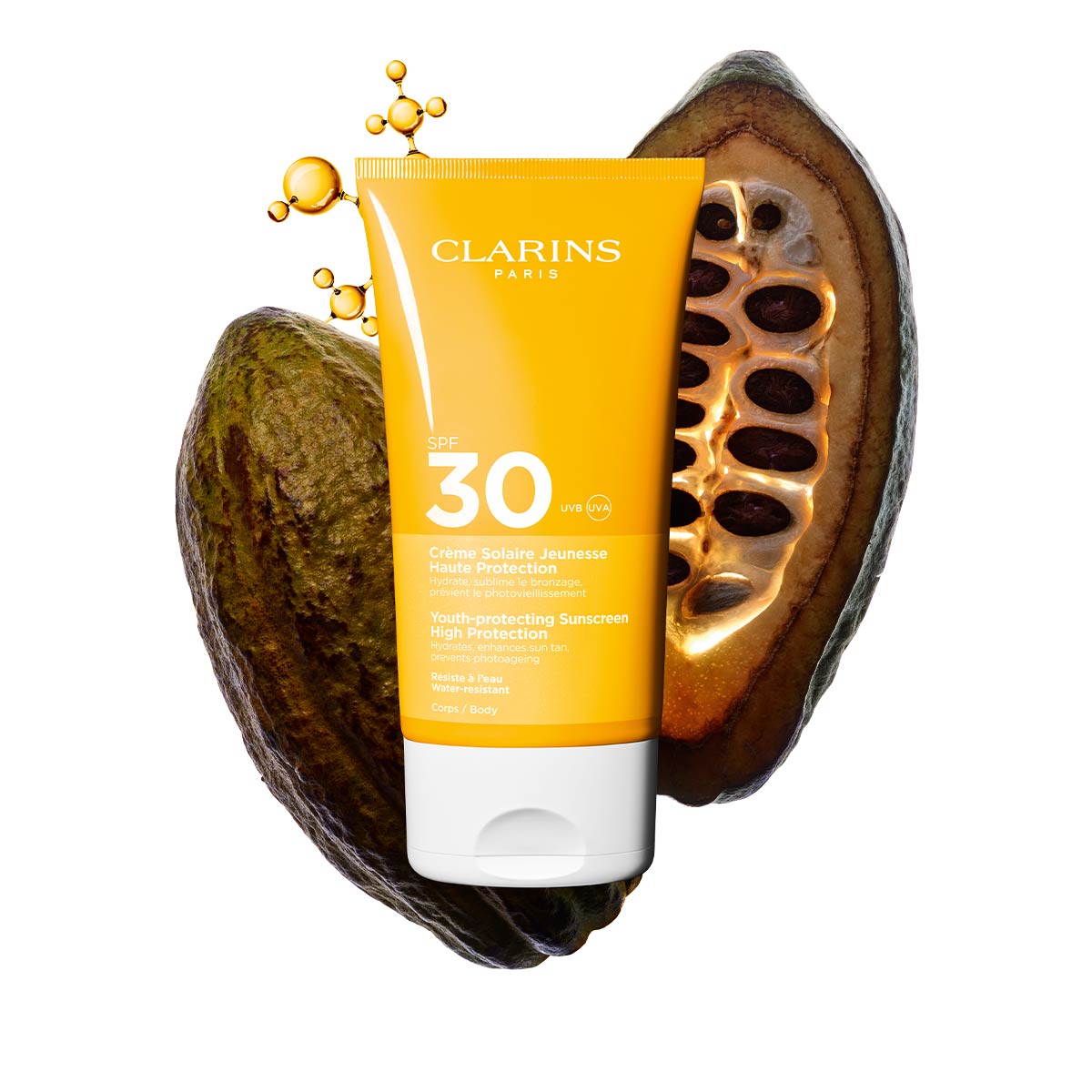 Youth-Protecting Body Sunscreen High Protection SPF30 | CLARINS®